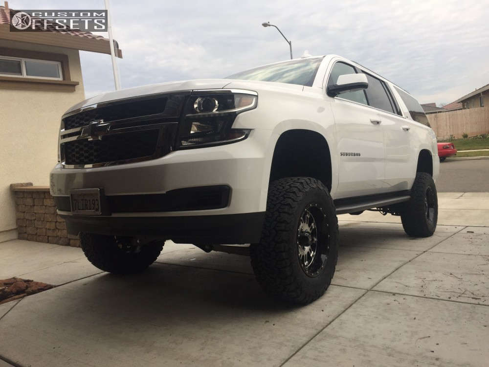2015 Chevrolet Suburban with 18x9 -12 XD XD795 and 305/65R18 BFGoodrich ...
