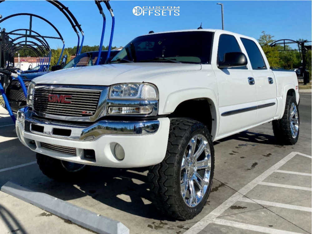 2004 GMC Sierra 1500 with 24x11 0 Reps 2018 Denali and 35/12.5R24 Super ...