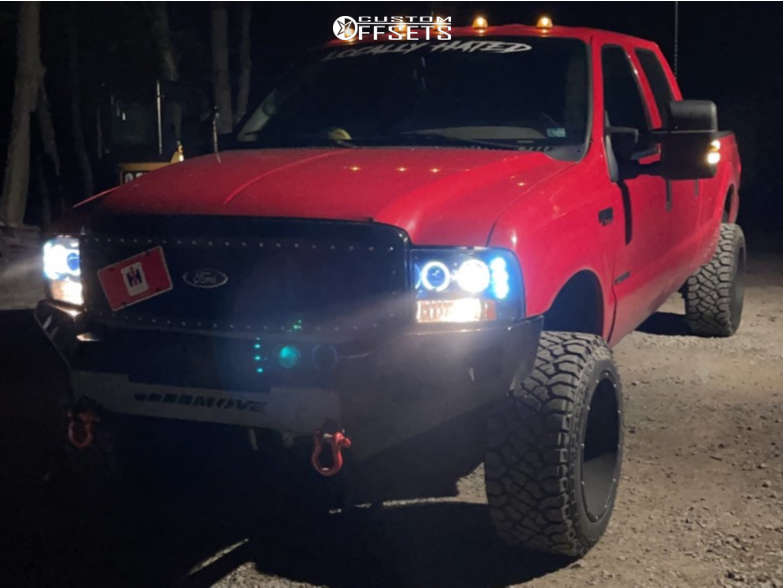 2000 Ford F-350 Super Duty with 20x12 -51 Vision Rocker and 33/12.5R20 ...