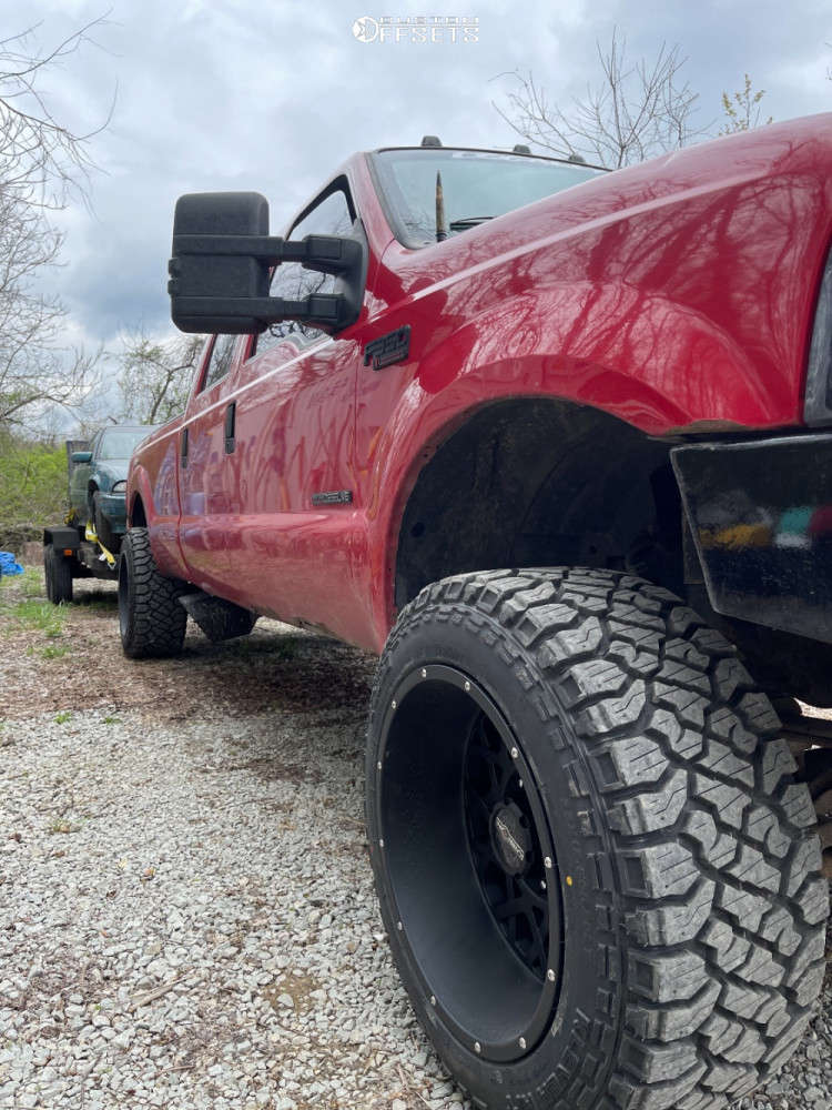 2000 Ford F-350 Super Duty with 20x12 -51 Vision Rocker and 33/12.5R20 ...