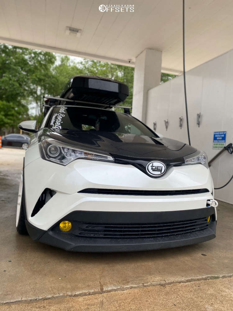 2018 Toyota C-HR with 19x9.5 25 Stance Sf-03 and 245/35R19 Achilles Atr ...