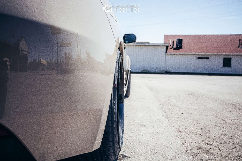 2012 Subaru Impreza with 18x9.5 35 ESR Cs3 and 215/40R18 Federal ...