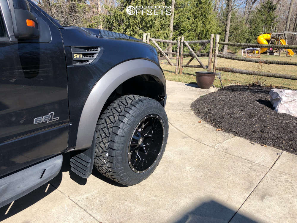 2012 Ford Raptor with 20x12 -44 Hardrock Affliction and 33/12.5R20 ...