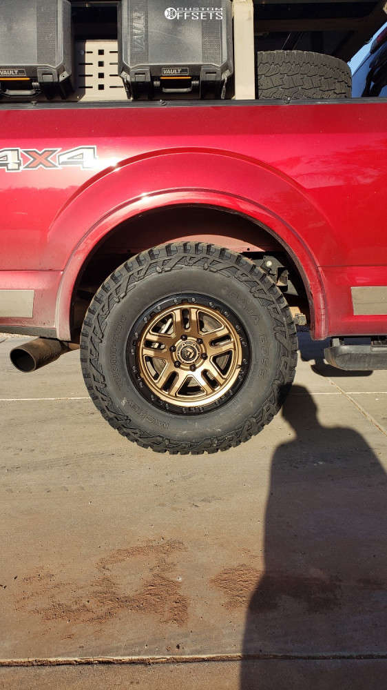 2017 Ford F-150 with 18x9 20 Fuel D702 and 305/70R18 Mickey Thompson ...