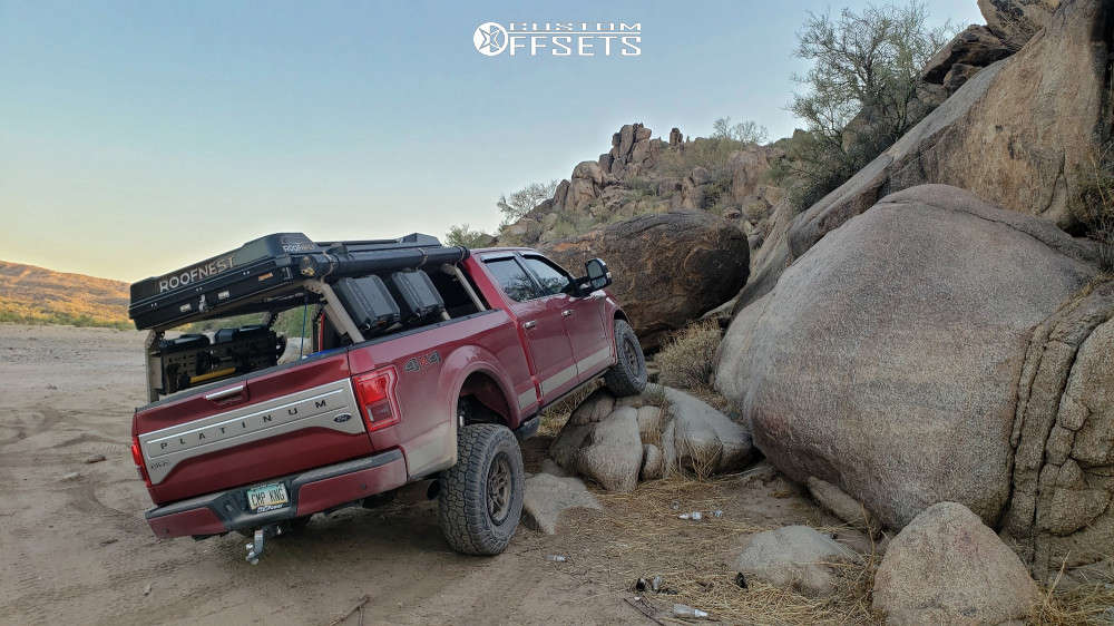 2017 Ford F-150 with 18x9 20 Fuel D702 and 305/70R18 Mickey Thompson ...