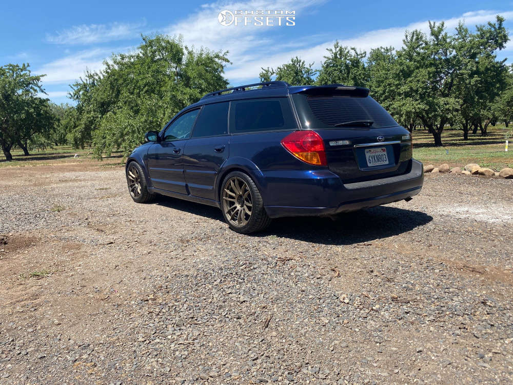 2005 Subaru Outback with 18x8.5 33 AVID1 AV20 and 245/40R18 Cooper Zeon ...