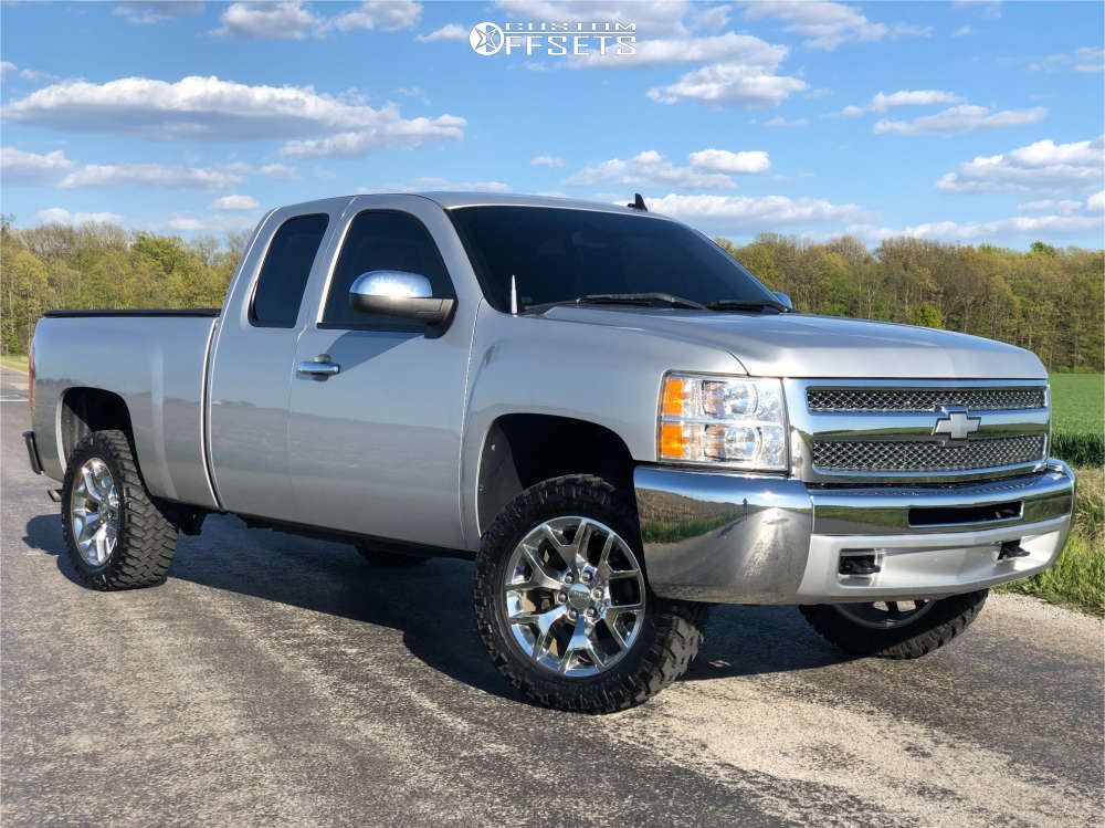 2013 Chevrolet Silverado 1500 with 20x9 27 OE Performance 169 and 285 ...