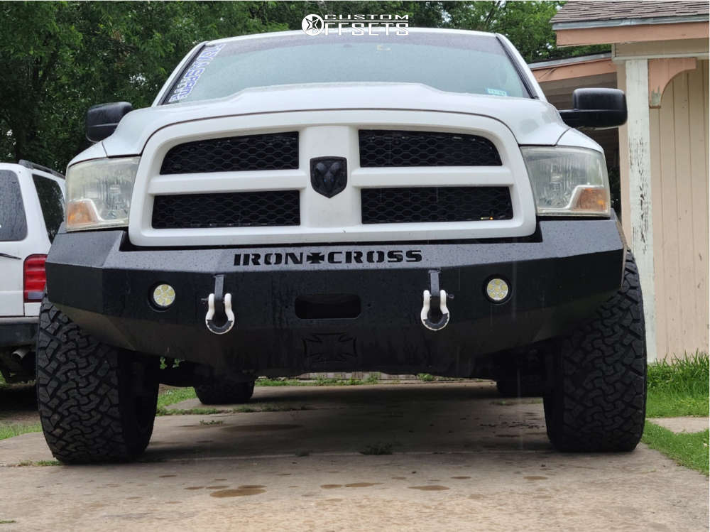 2012 Ram 1500 with 22x12 -51 Vision Razor and 33/12.5R22 Venom Power ...