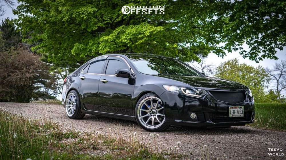 2010 Acura TSX with 18x9.5 15 JNC Jnc006 and 225/40R18 Westlake and ...