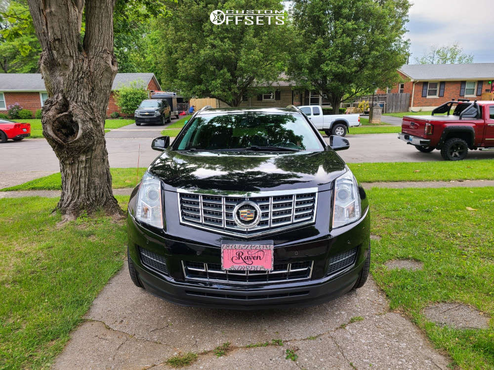 2014 Cadillac SRX with 20x9 30 Niche Vice Suv and 235/55R20 Goodyear ...