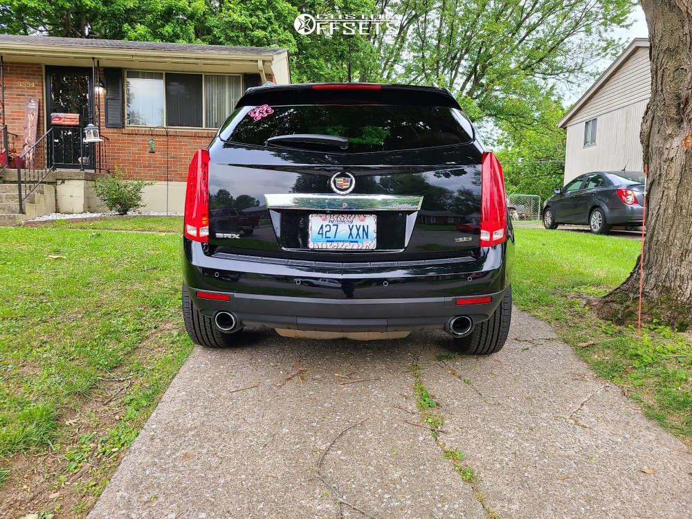 2014 Cadillac SRX with 20x9 30 Niche Vice Suv and 235/55R20 Goodyear ...