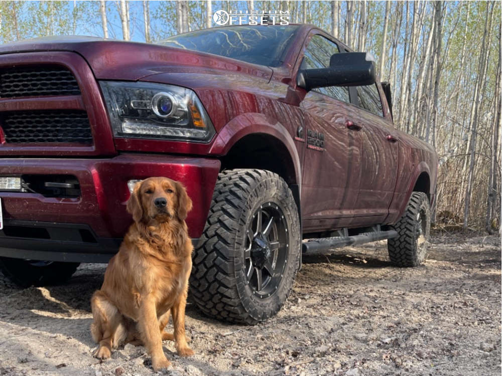 2017 Ram 2500 with 20x9 1 Fuel Maverick D610 and 35/12.5R20 Nitto Trail ...