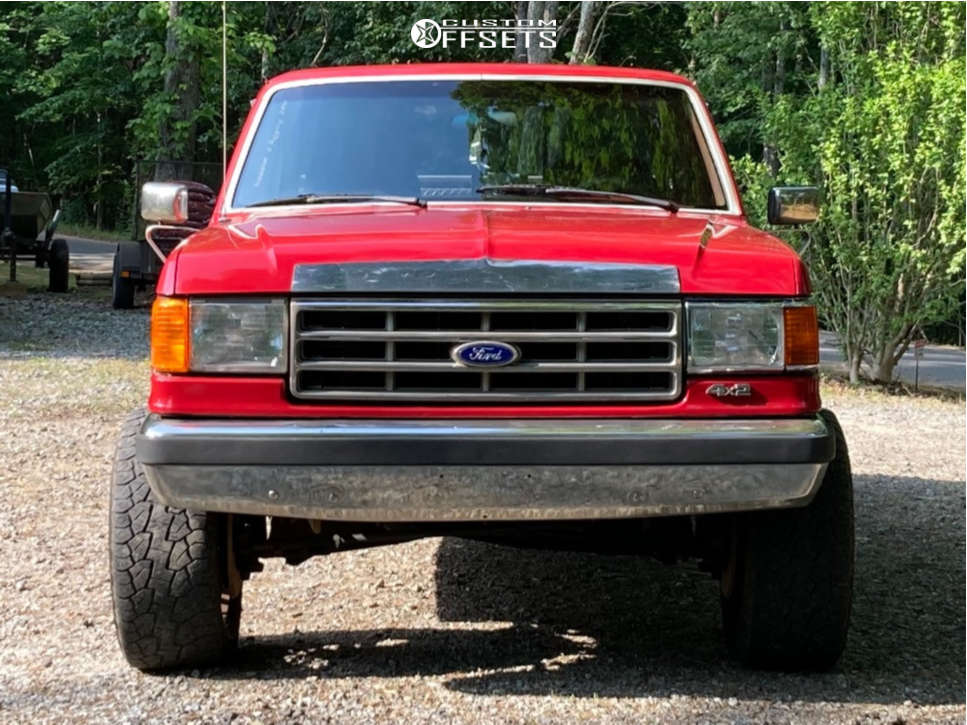 1987 Ford F-250 with 20x10 -24 Fuel Hostage and 305/50R20 Hankook ...