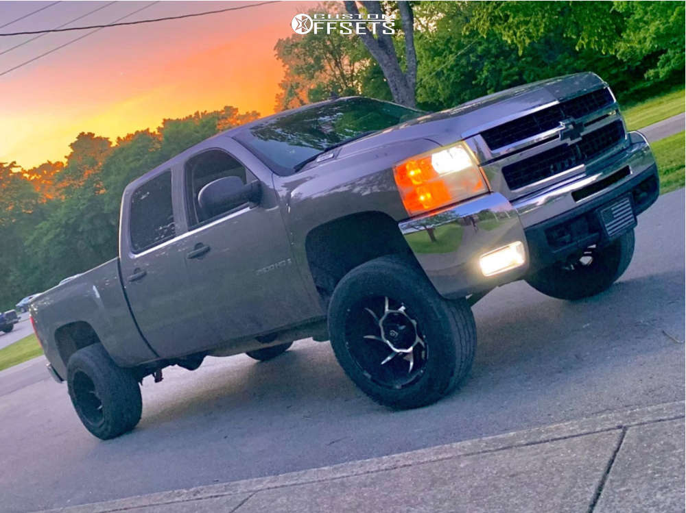 2008 Chevrolet Silverado 2500 HD with 20x12 -51 Vision Prowler 422 and ...
