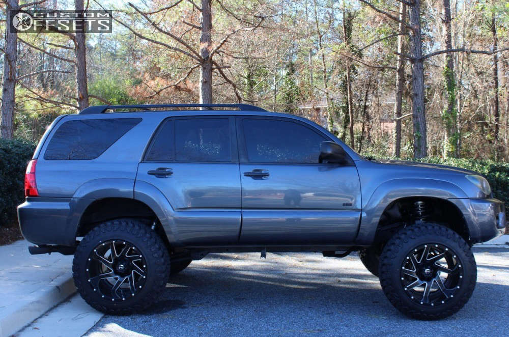 2007 Toyota 4Runner with 20x14 -76 Fuel Renegade and 35/12.5R20 Atturo ...