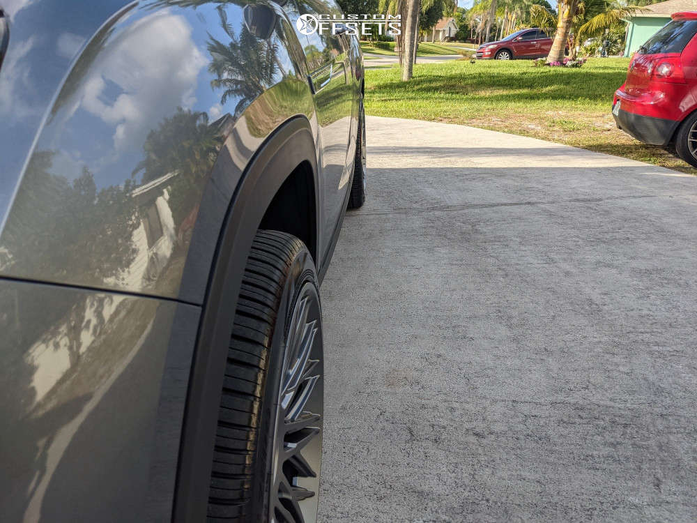 2020 Volkswagen Atlas Cross Sport with 22x10 20 Rotiform Jdr and 265 ...