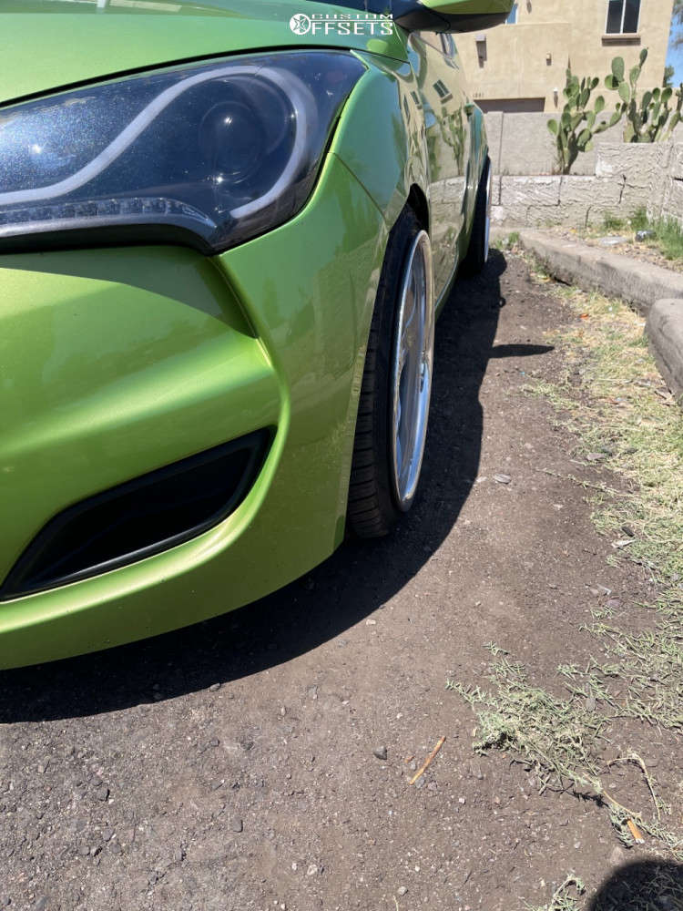 2012 Hyundai Veloster with 18x9.5 15 Lodio Drive Pure Spirits and 225 ...