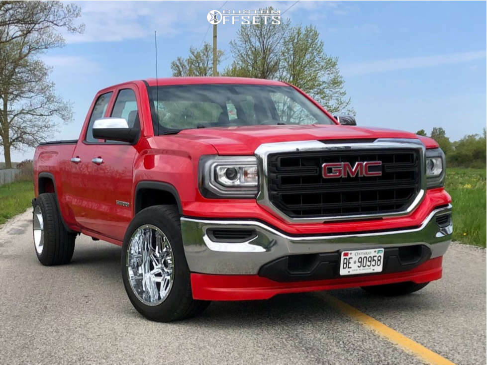 2017 GMC Sierra 1500 with 20x12 -57 Vision Spyder and 31/10.5R20 ...