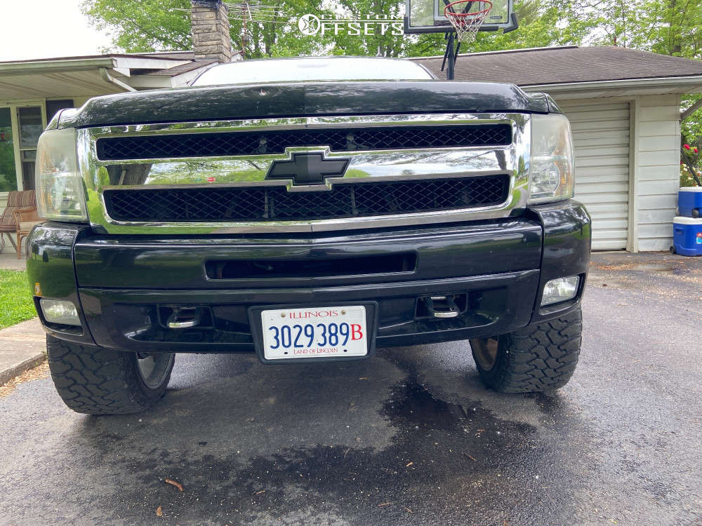 2010 Chevrolet Silverado 1500 with 22x12 44 Hardcore Offroad Hc17 and ...