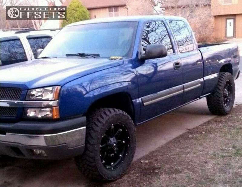 2003 Chevrolet Silverado 1500 with 20x9 -12 Fuel Hostage and 295/55R20 ...