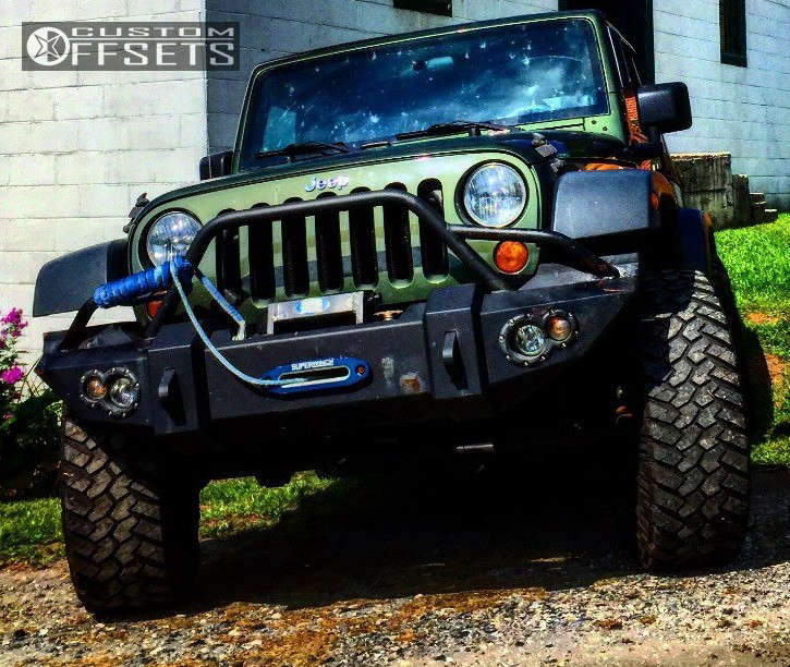 2007 Jeep Wrangler with 17x8 -12 Pro Comp Series 89 and 315/70R17 ...