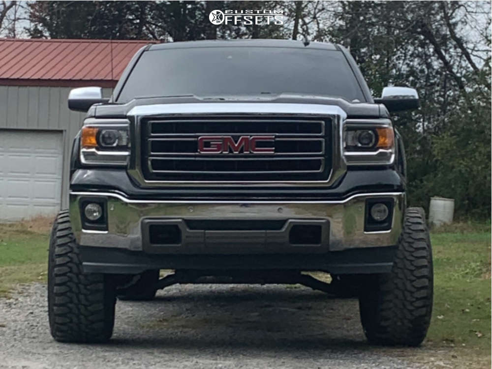 2014 GMC Sierra 1500 with 24x14 0 Moto Metal Mo992 and 33/13.5R24 Venom ...