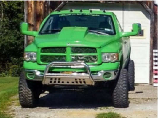 2005 Dodge Ram 2500 with 17x9 -12 Pacer 164 and 35/12.5R17 Centennial ...