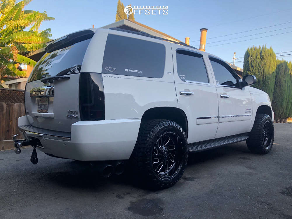 2013 Chevrolet Tahoe with 20x10 -19 Fuel Triton D581 and 33/12.5R20 ...
