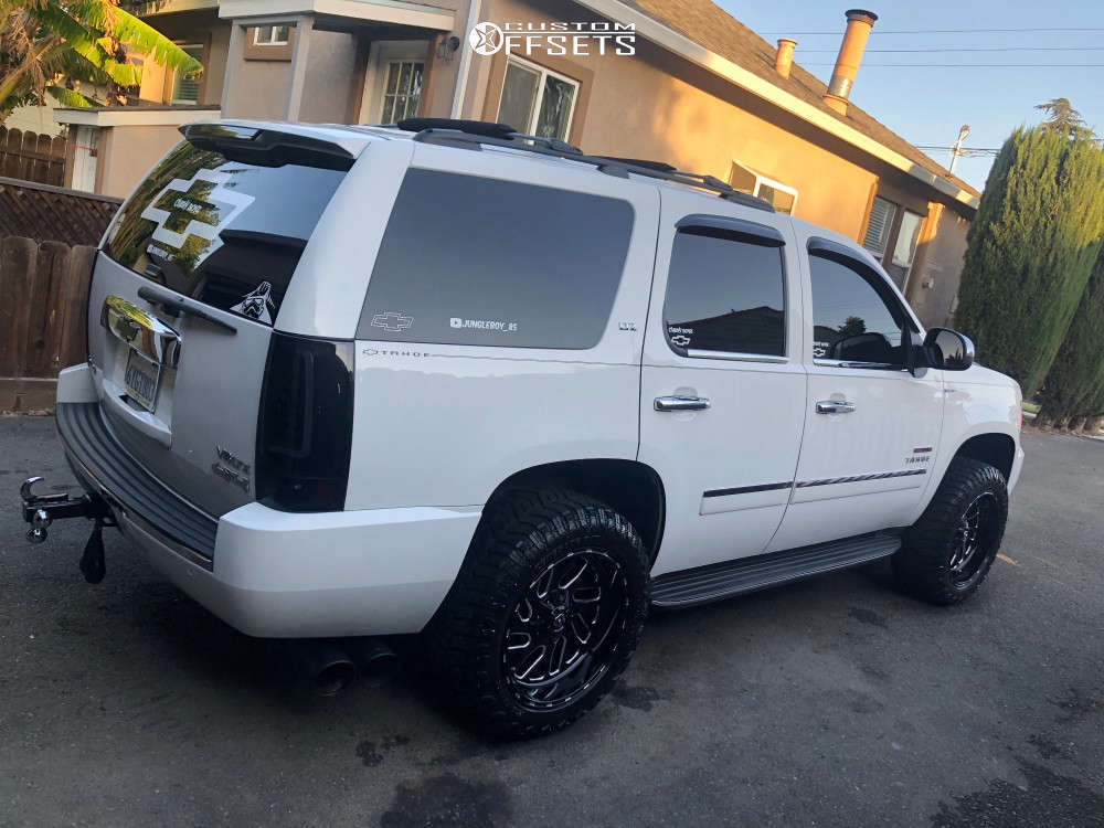 2013 Chevrolet Tahoe with 20x10 -19 Fuel Triton D581 and 33/12.5R20 ...