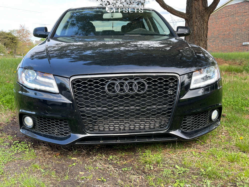 2011 Audi A4 Quattro with 18x8 44 Niche Vosso and 255/40R18 Pirelli ...