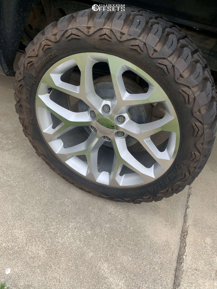 2011 Chevrolet Silverado 1500 with 22x9 30 OE Creations Snowflakes and ...