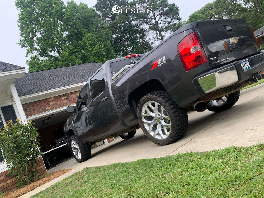2011 Chevrolet Silverado 1500 with 22x9 30 OE Creations Snowflakes and ...