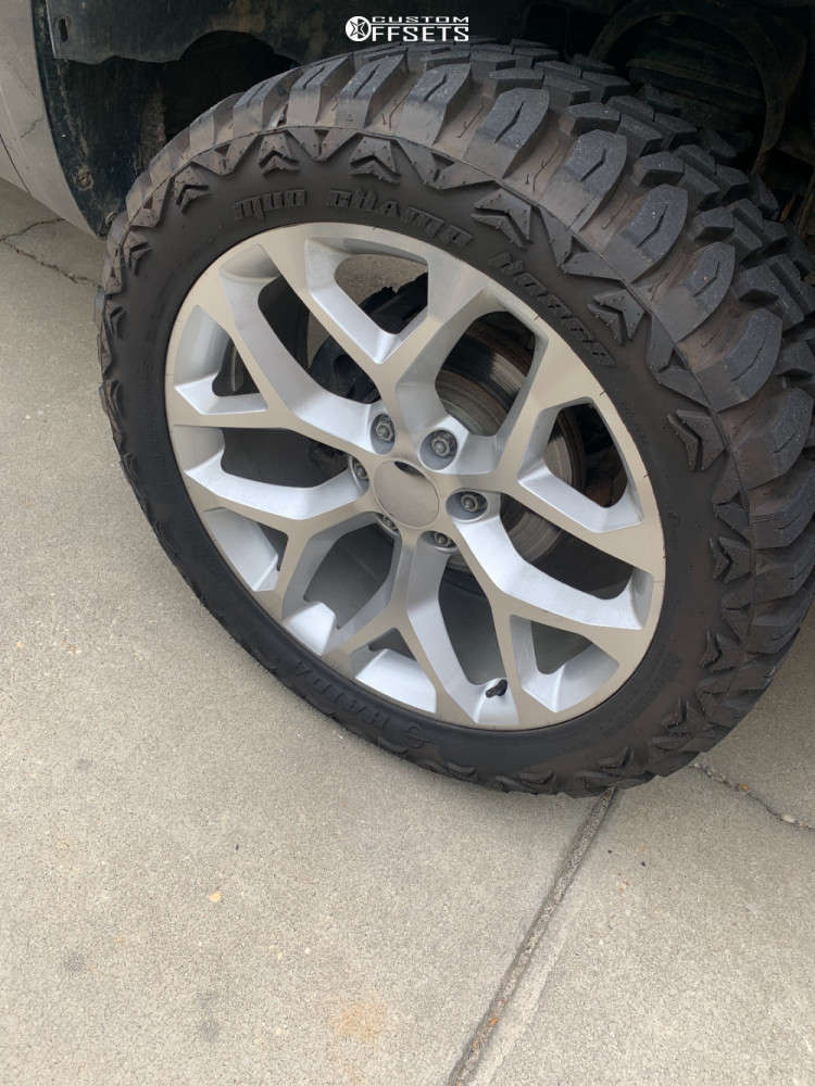 2011 Chevrolet Silverado 1500 with 22x9 30 OE Creations Snowflakes and ...