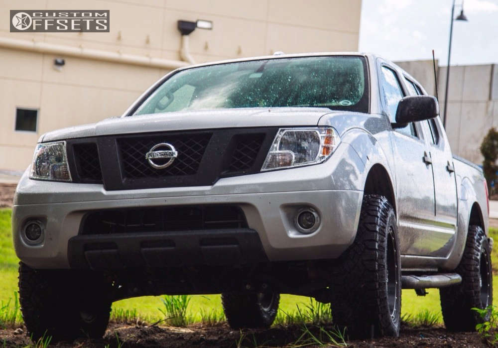 2014 Nissan Frontier with 17x9 -12 Fuel Hostage and 265/70R17 Goodyear ...