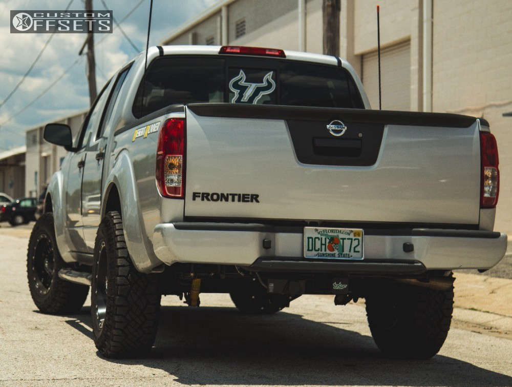 2014 Nissan Frontier with 17x9 -12 Fuel Hostage and 265/70R17 Goodyear ...