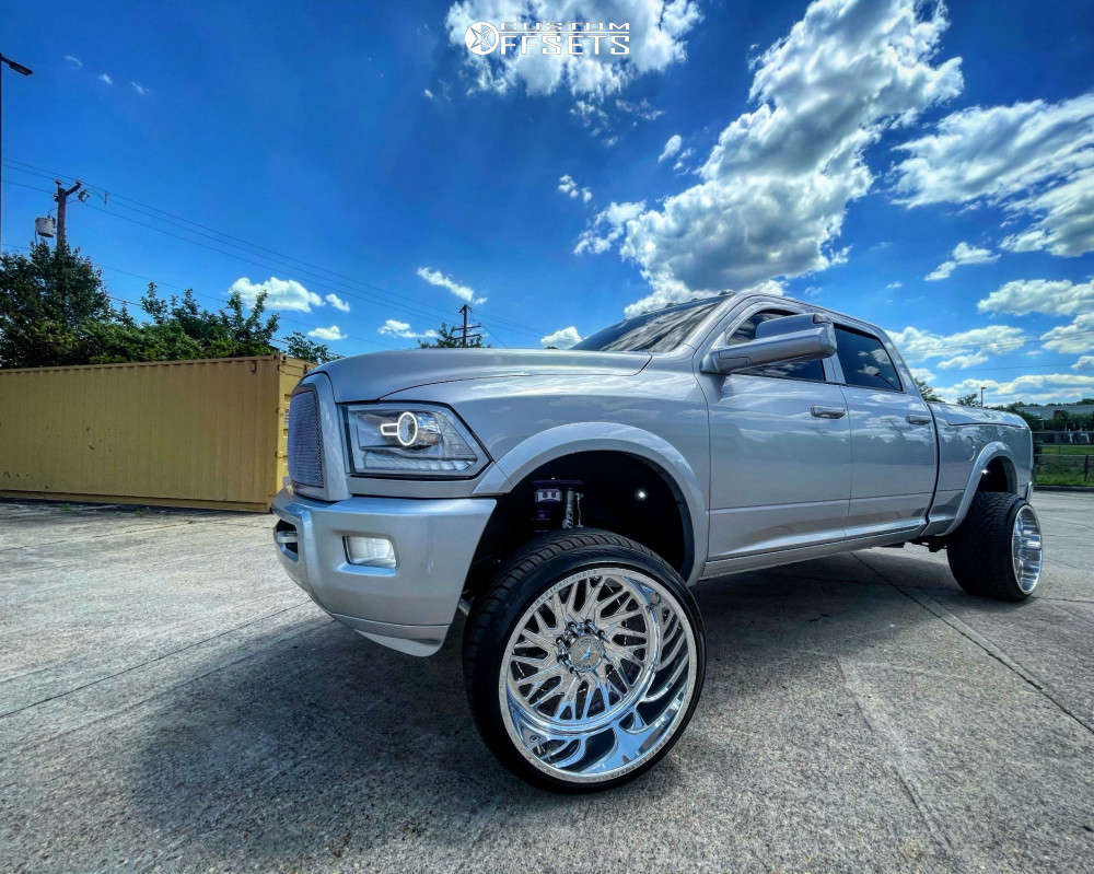2015 Ram 2500 with 24x14 -73 American Force Nova Ss and 305/35R24 Toyo ...