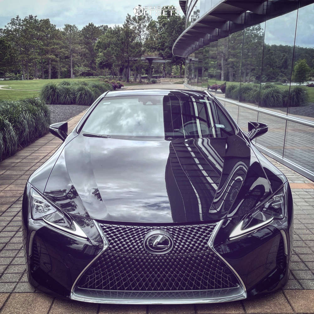 2018 Lexus LC500 with 21x9 1 Vossen Vws3 and 245/35R21 Michelin Pilot ...