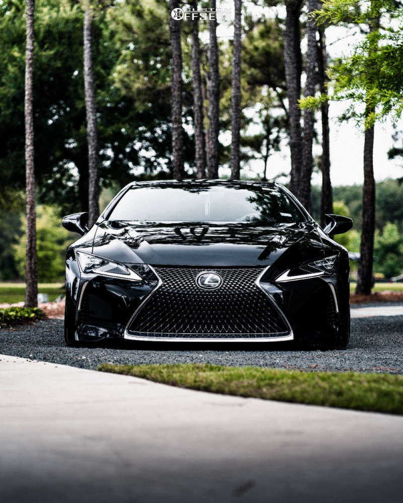2018 Lexus LC500 with 21x9 1 Vossen Vws3 and 245/35R21 Michelin Pilot ...