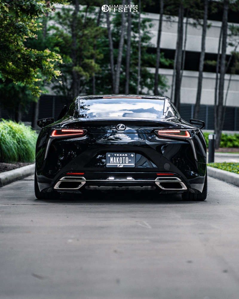 2018 Lexus LC500 with 21x9 1 Vossen Vws3 and 245/35R21 Michelin Pilot ...
