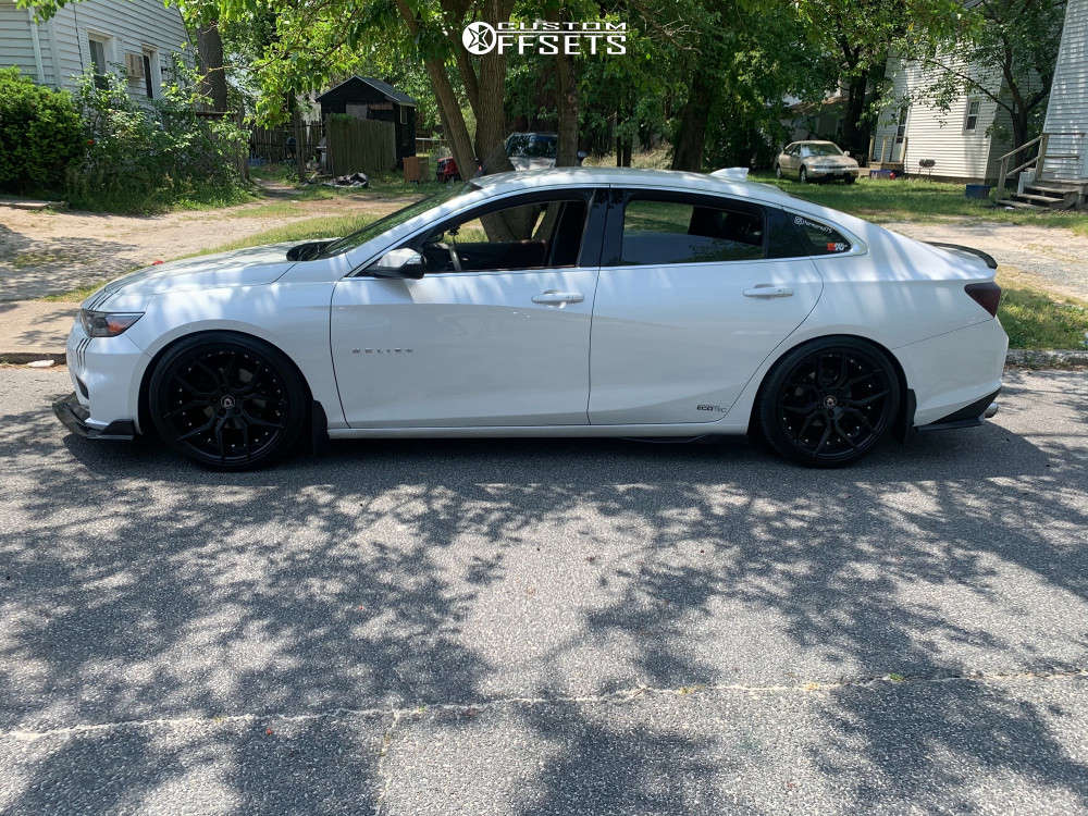 2018 Chevrolet Malibu with 20x9 33 Marquee Luxury M1000 and 245/35R20 ...