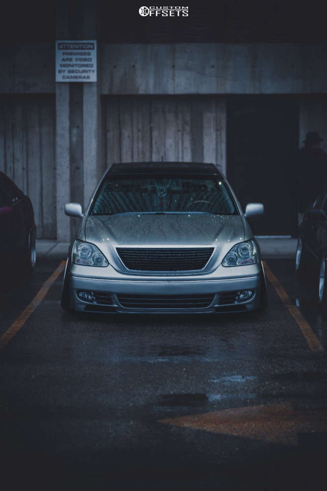 2004 Lexus LS430 with 20x9.5 9 Weds Cerberus Iii and 225/35R20 Sumitomo ...