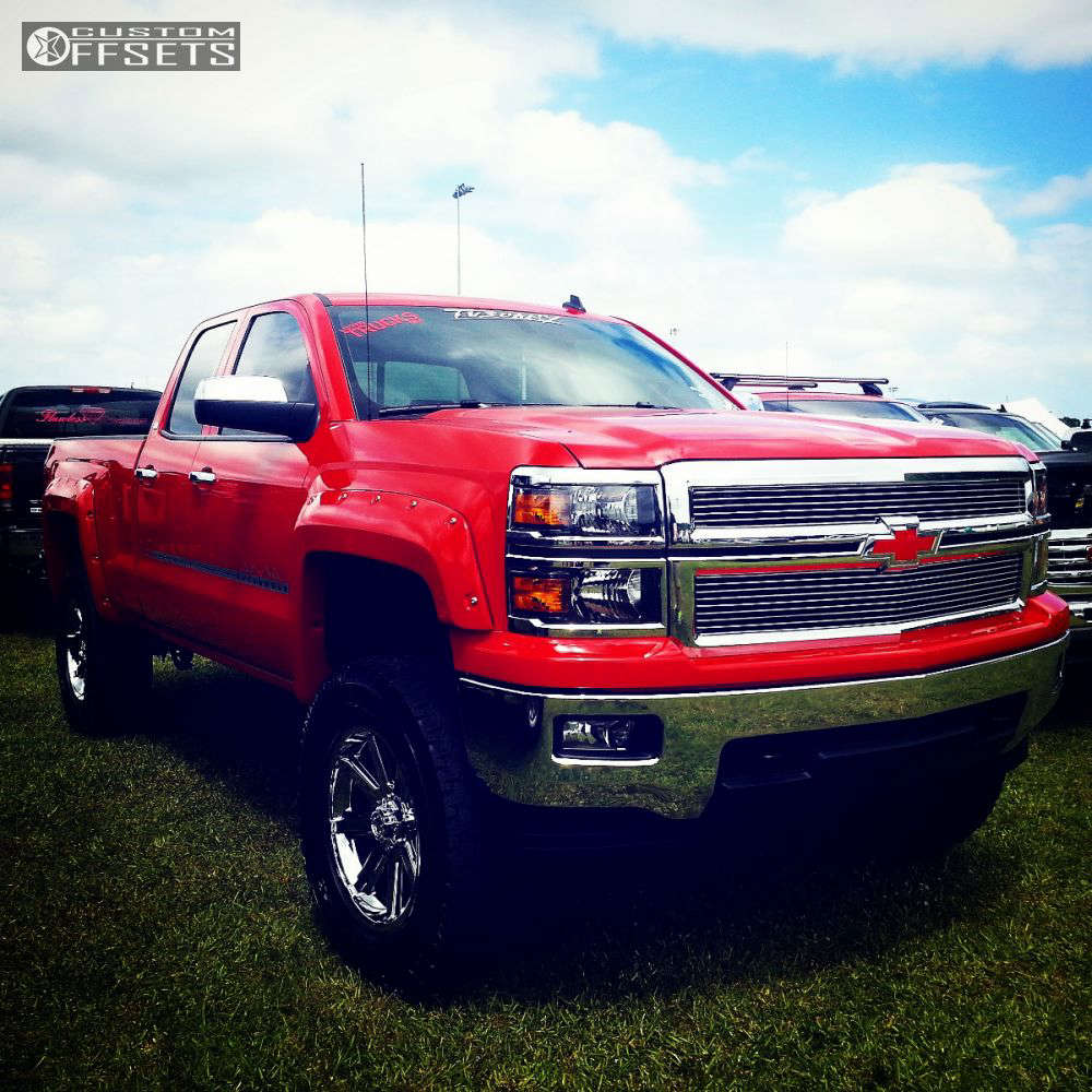 2014 Chevrolet Silverado 1500 with 20x9.5 38 Tuscany Crusher and 285 ...