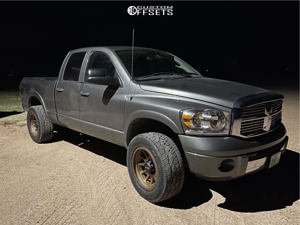 2008 Dodge Ram 2500 with 20x10 -24 Method Mr605 and 305/55R20 Nitto ...