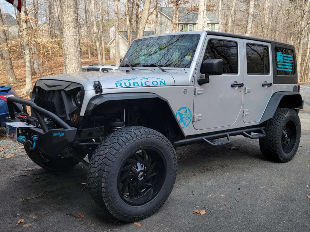 2011 Jeep Wrangler with 20x10 -19 Hardrock Crusher and 35/12.5R20 ...