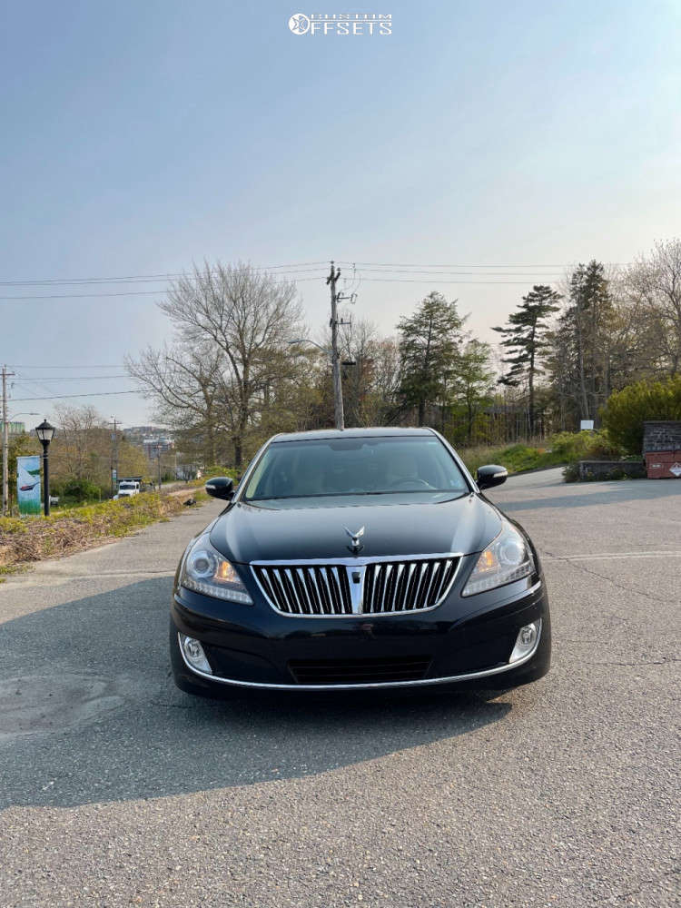 2012 Hyundai Equus with 20x9 30 Verde Insignia and 245/40R20 Firestone ...