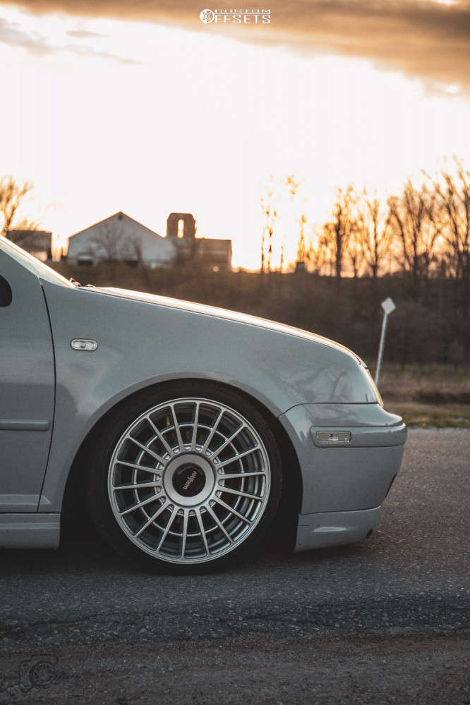 2002 Volkswagen GTI with 18x8.5 35 Rotiform Las-r and 215/35R18 Sailun ...