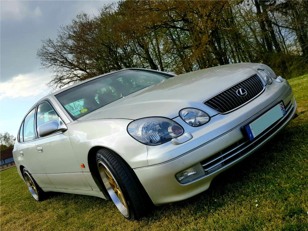 2001 Lexus GS430 with 18x9 35 and 235/40R18 Nexen N'Fera Sport and ...