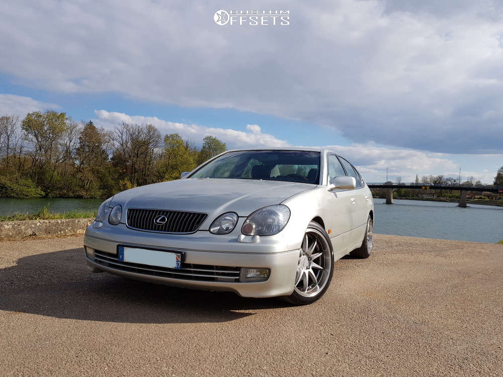 2001 Lexus GS430 with 18x9 35 and 235/40R18 Nexen N'Fera Sport and ...