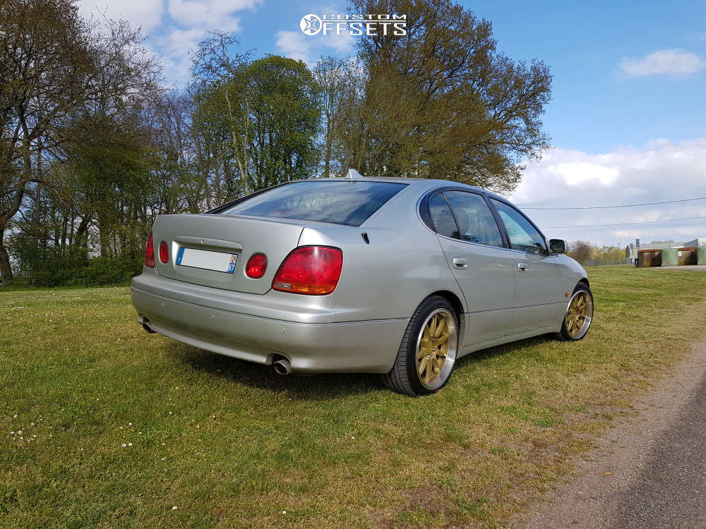 2001 Lexus GS430 with 18x9 35 and 235/40R18 Nexen N'Fera Sport and ...