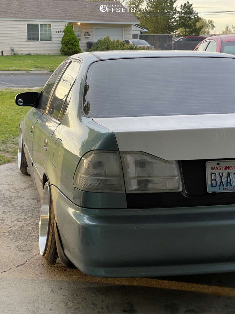 2000 Honda Civic with 16x8.5 20 ARC Ar4 and 195/45R16 Waterfall Eco ...